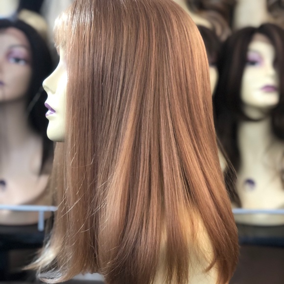 Accessories | Irish Copper Rust Baby Hair Prepluck Bob Lace Wig | Poshmark